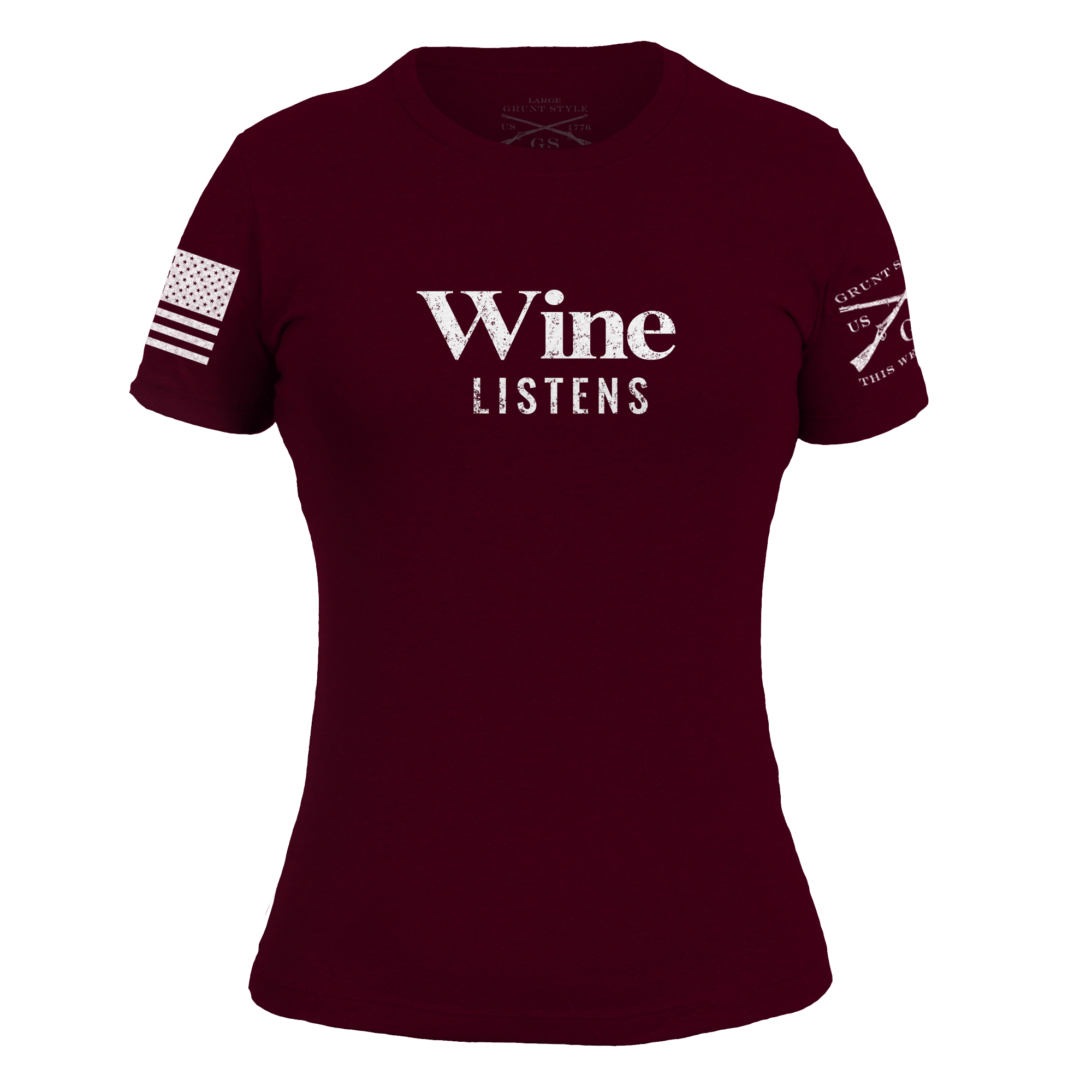 Grunt Style Wine Listens Short-Sleeve T-Shirt for Ladies | Cabela's